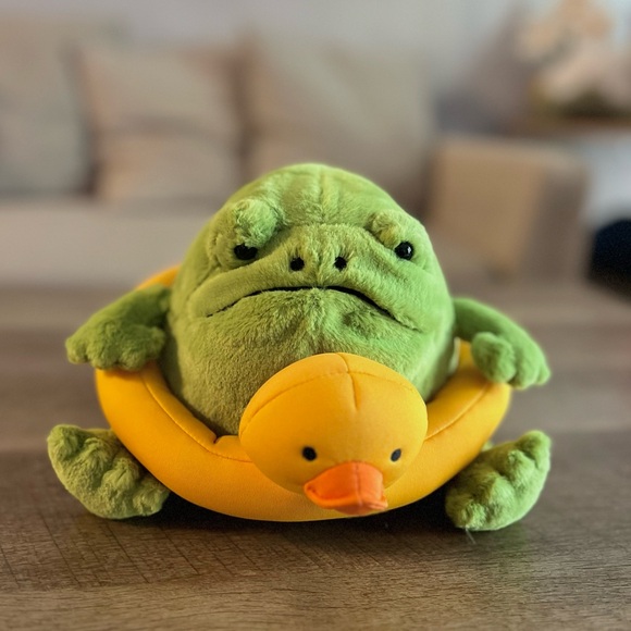Jellycat | Toys | Jellycat Ricky Rain Frog In A Rubber Ring | Poshmark